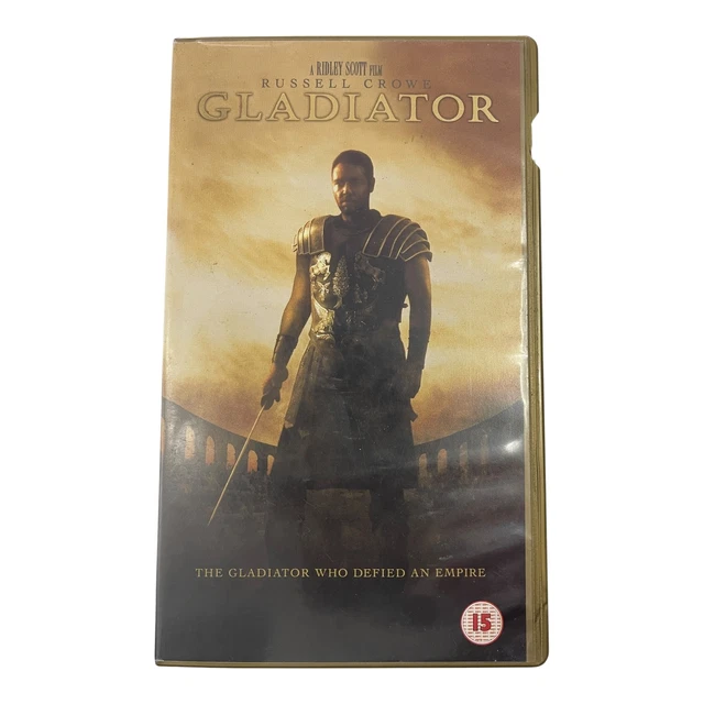 GLADIATOR VHS VIDEO Russell Crowe Ridley Scott Epic 2000 Universal £8.99 - PicClick UK