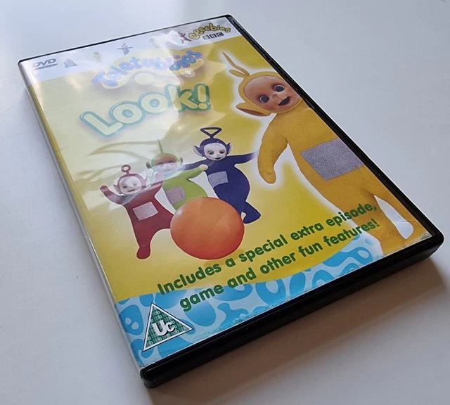 TELETUBBIES: LOOK! DVD (2003) cert Uc CBeebies Children's BBC RARE EUR ...