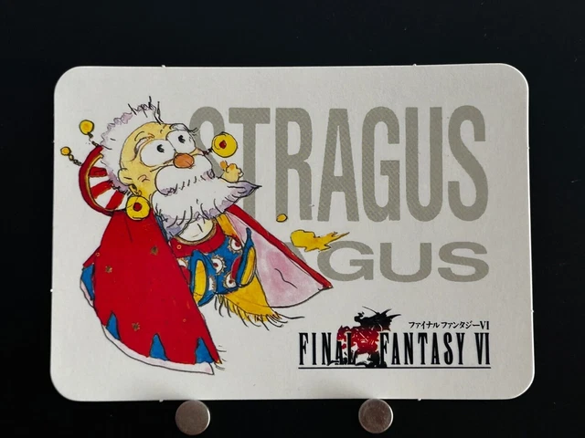 STRAGO MAGUS FINAL FANTASY VI FF 6 Cartes Jeu Japonais Collection JAPON ...