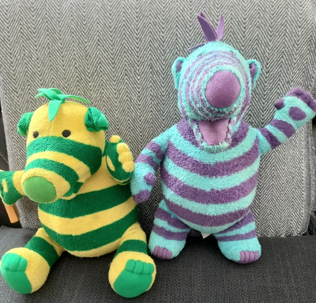 FIMBLES VINTAGE 2002 Soft Toys Plush Fimbo and Florrie Fisher Price ...