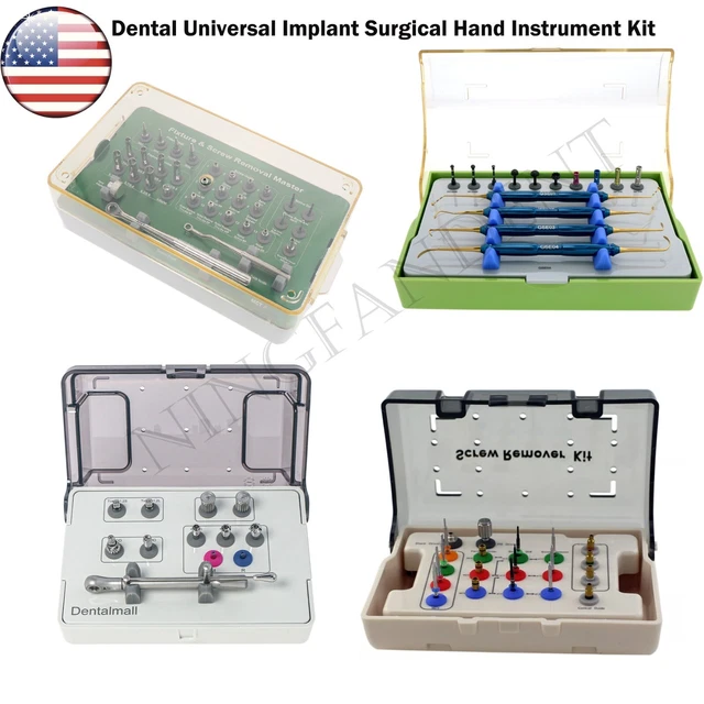 US UNIVERSAL IMPLANT Prosthetic Hand Driver Dental Broken Screw Removal ...