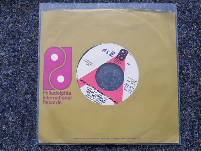 DAVID SIGLER & Dee Dee Sharp - Conquer the world together 7'' Vinyl US ...
