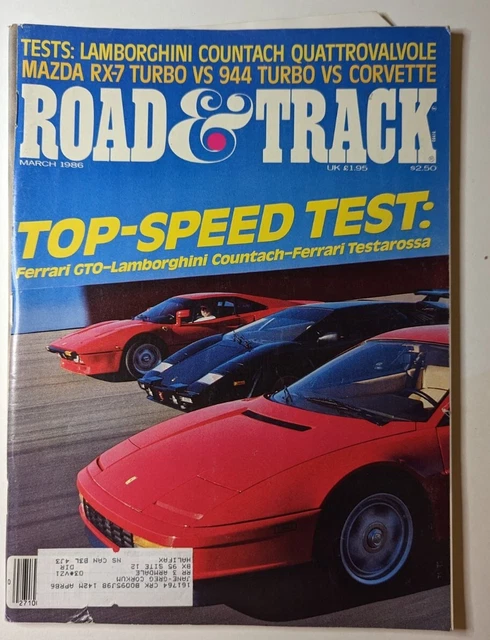 VINTAGE ROAD AND Track Magazine March 1986 £8.89 - PicClick UK