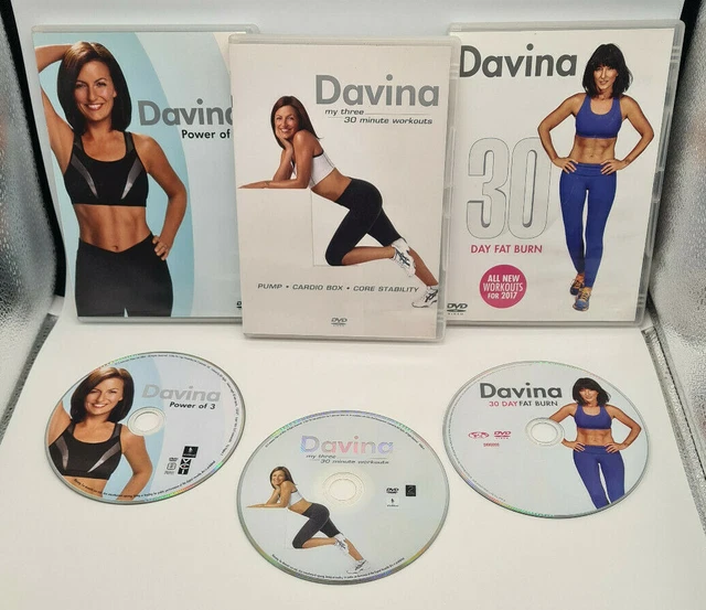 DAVINA EXERCISE DVD Bundle Power of 3 / My Three 30 Ninute Workouts ...