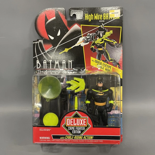 RARE! BATMAN THE Animated Series Deluxe HIGH WIRE BATMAN Figure, NEW ...