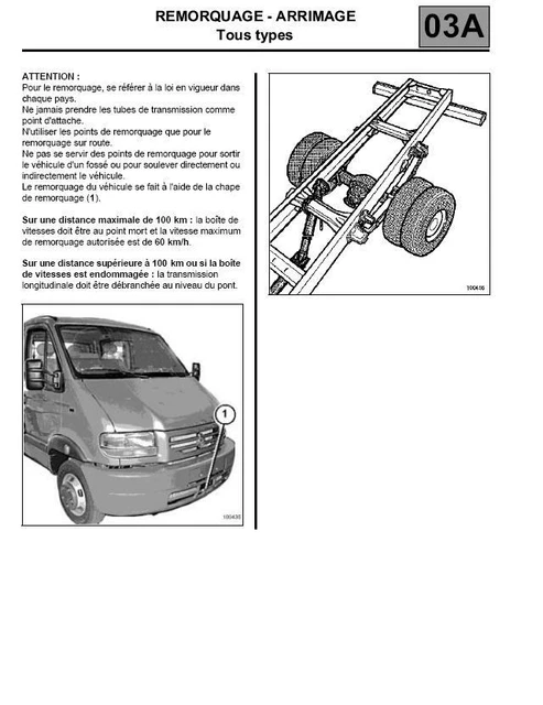 MANUEL ATELIER ENTRETIEN technique réparation maintenance Renault Master Mascott EUR 19,00 ...
