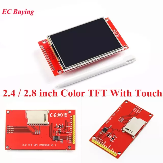 2.4/2.8& TFT LCD Display Module 240x320 SPI Touch Screen ILI9341 $10.80 ...