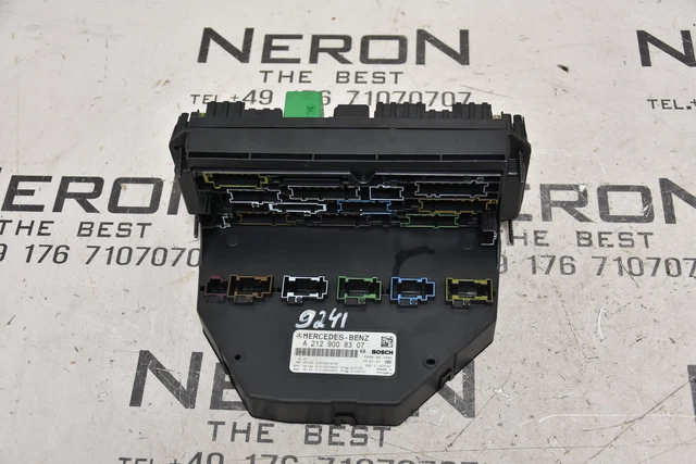 MERCEDES E KLASSE W212 Sicherungskasten Relais Box Steuergerät Modul ...
