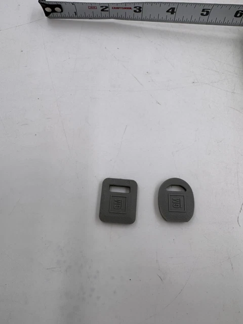 NOS GM IGNITION Door Truck Lock Key Blank Boot Covers Plastic Molded ...