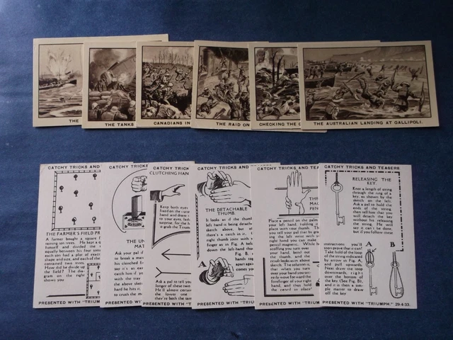AMALGAMATED PRESS TRADE Cards ( Pick Your Set ) ( Original ) Very Good ...
