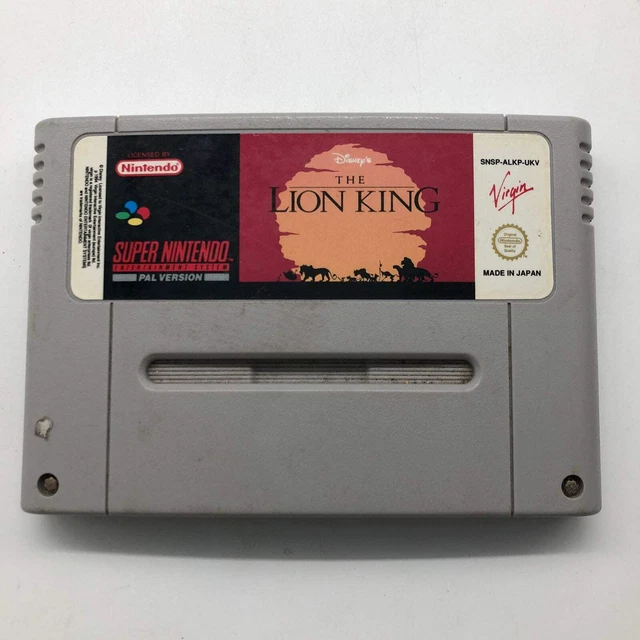 DISNEY'S THE LION King Super Nintendo SNES Cartridge PAL EUR 29,80 ...