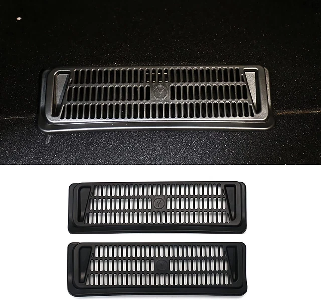 TESLA MODEL Y Under Seat Air Outlet Vent Cover Backseat Flow Vent ...