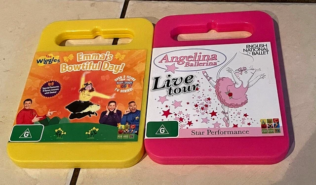 THE WIGGLES EMMA'S Bowtiful Day! & Angelina Ballerina Live Tour DVDs ...