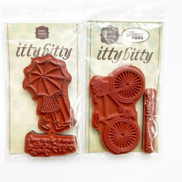 UNITY STAMP COMPANY Jillibean Soup Lot of 2 Stamp Sets Unmounted Rubber ...