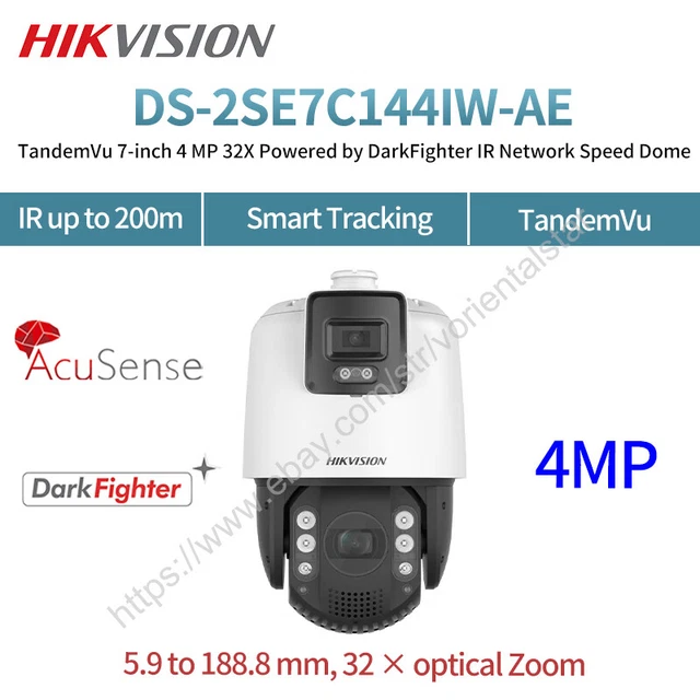FOTOCAMERA HIKVISION TANDEMVU 4 megapixel 32x zoom PTZ smart tracking ...