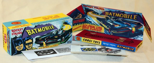 CORGI TOYS BATMOBILE Ref.267 BOITE REPRO COPIE VIDE EUR 12,00 - PicClick FR