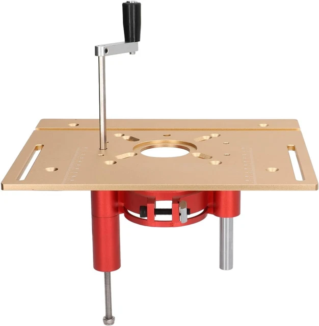 ROUTER LIFT KIT, Manual Lifting Router Table Saw Insert Base Plate ...