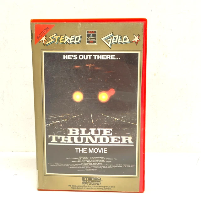 BLUE THUNDER THE Movie - Big Box Ex Rental VHS Tape £19.93 - PicClick UK