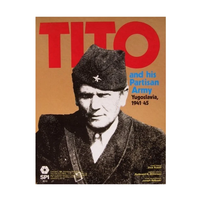 SPI WARGAME TITO and His Partisan Army Box VG/EX $15.00 - PicClick
