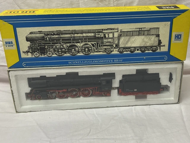 PIKO GÜTZOLD DAMPFLOK BR 01 0503-1 Öltender Boxpok Räder DDR H0 DC OVP ...