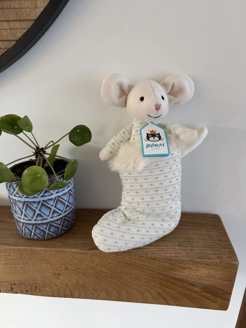 JELLYCAT SHIMMER STOCKING Mouse BNWT £26.70 - PicClick UK