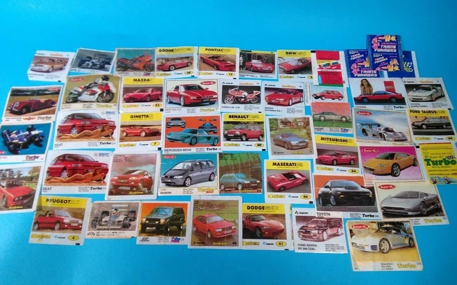 COLLECTION DE DOUBLURES de chewing-gum Turbo et autres 1 EUR 28,56 ...