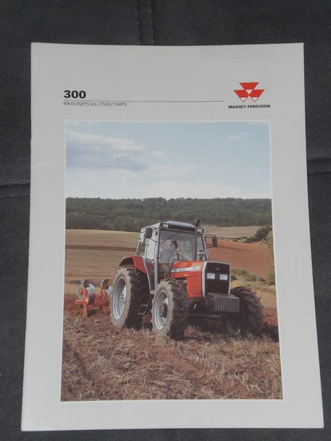 MASSEY FERGUSON BAUREIHE MF 300 Traktoren Prospekt von 04/1993 ...