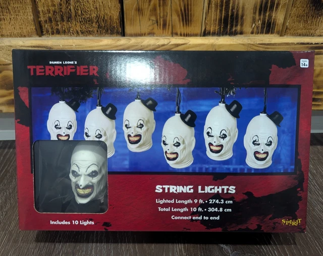 BRAND NEW 2025 Spirit Halloween Store Terrifier Art The Clown Head ...