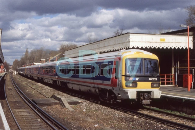 35MM RAILWAY SLIDE of Class 465 EMU 465222 March 1998 Copyright to ...