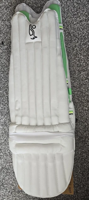 2025 KOOKABURRA KAHUNA 6.1 White Green Batting Pads £30.00 - PicClick UK