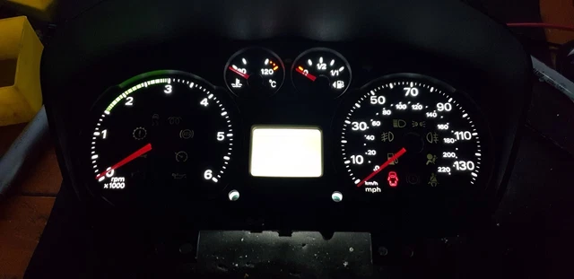LED CLOCK UPGRADE kit lightenUPgrade WHITE ford transit mk7 £16.00 ...