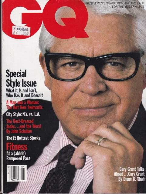 RARE CARY GRANT Male Model Jeff Aquilon RARE 1980S Magazine MA1359 £275 ...