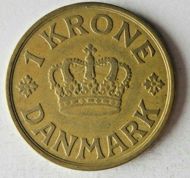 1926 DENMARK KRONE - Excellent Collectible Coin Bin #339 $23.21 ...