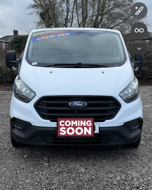 2020 FORD TRANSIT Custom 2.0 EcoBlue 105ps Low Roof D/Cab Leader Van ...