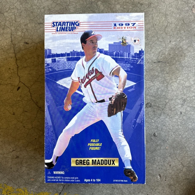 GREG MADDUX 12 Inch Poseable Figure Starting Lineup 1997 Atlanta Braves ...