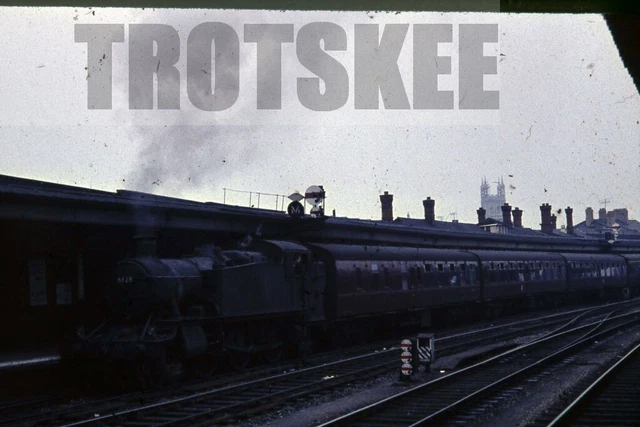 35MM SLIDE BR British Railways Steam Loco 6128 Class 6100 c1964 ...
