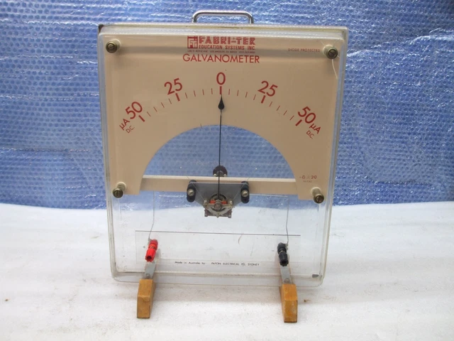 HUGE GALVANOMETER FABRI-TEK Laboratory Classroom learning scientific ...