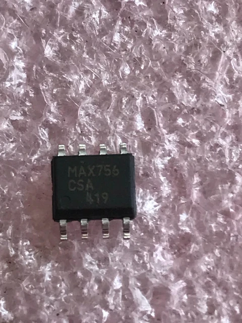 SWITCHING VOLTAGE REGULATOR MAX756CSA 8 pin smt by Maxim 1pc £4.25 ...
