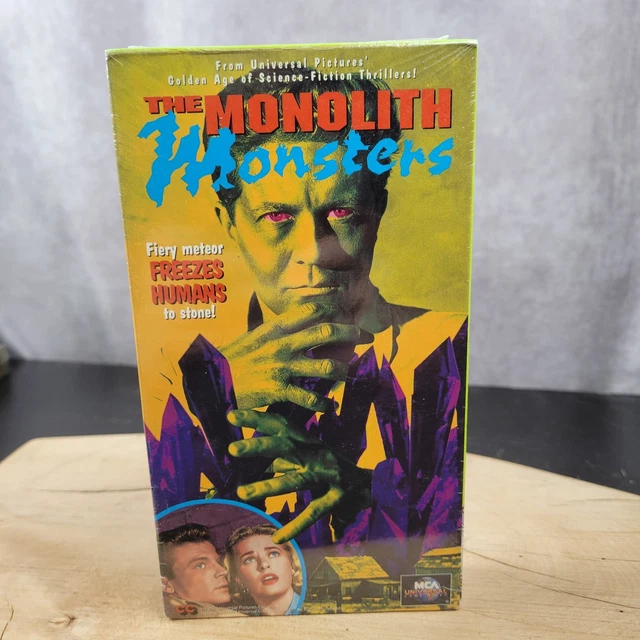 THE MONOLITH MONSTERS (VHS, 1994) Rare Sci-Fi Monster Movie New Sealed ...