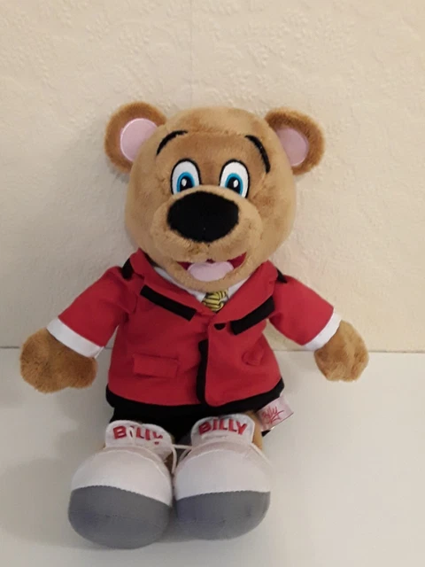 KEEL TOYS BUTLINS Plush Soft Billy Bear - Red Jacket - Embroidered Eyes ...