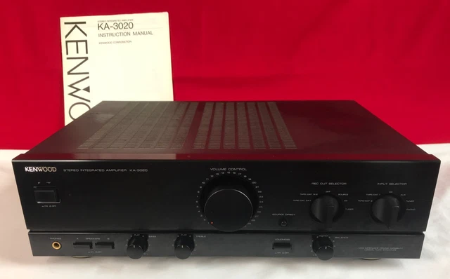KENWOOD KA-3020 STEREO Integrated Amplifier Fully Working In Good ...