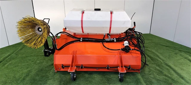 KEHRMASCHINE KEHRBÜRSTE 1,4 m Seitenbesen Wassertank Traktor Dreipunktaufnahme EUR 2.990,00 ...