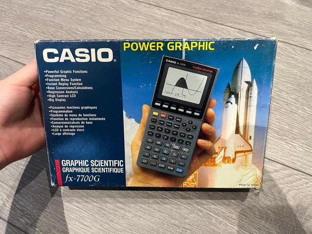 BOXED CASIO FX-7700GB Power Graphic Scientific Calculator + Manual ...