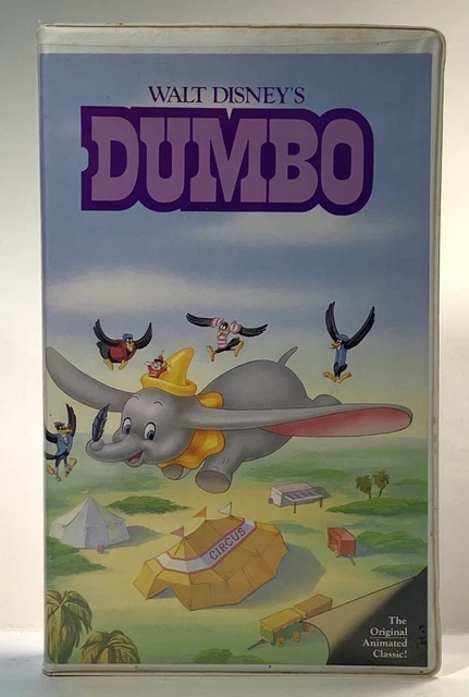 **RARE** VINTAGE DISNEY VHS: Dumbo - Black Diamond - Rare Pink Version ...