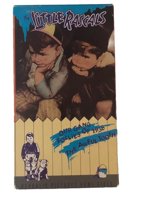 THE LITTLE RASCALS VHS Video Tape 2 Episodes Our Gang Follies Awful ...