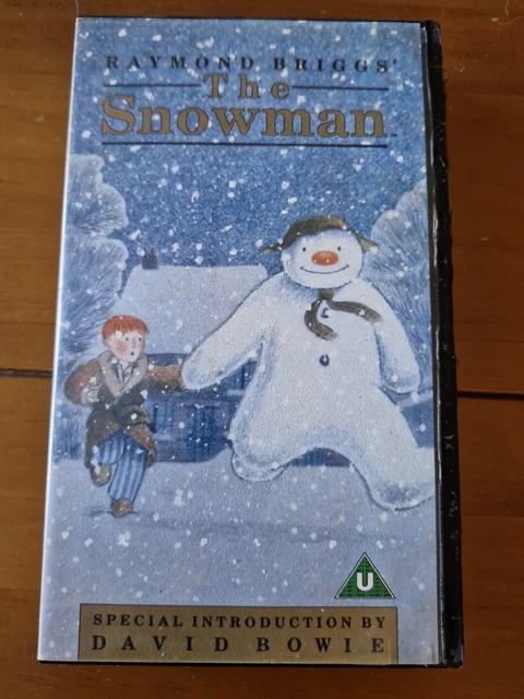 THE SNOWMAN VHS Cassette 1982 - Raymond Briggs - Special Intro By David ...