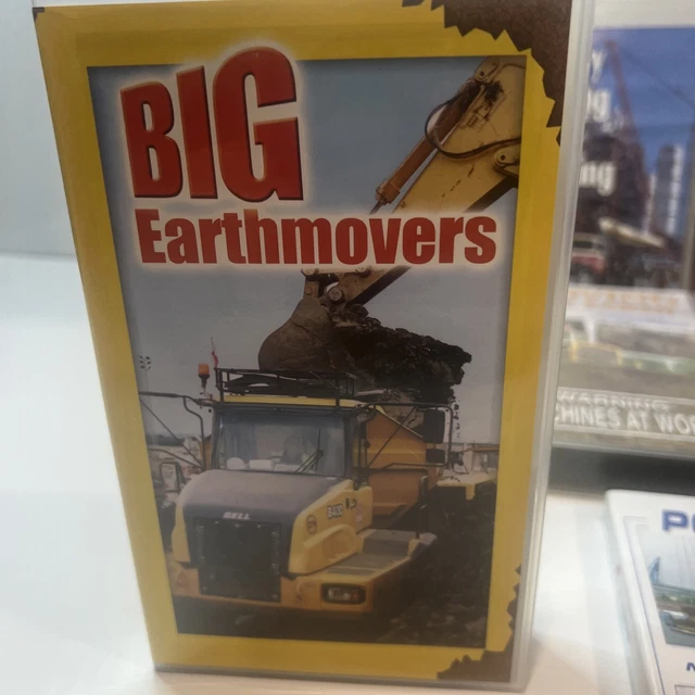 HEAVY MACHINERY CONSTRUCTION Documentary VHS DVD Lot Cranes Earthmovers ...