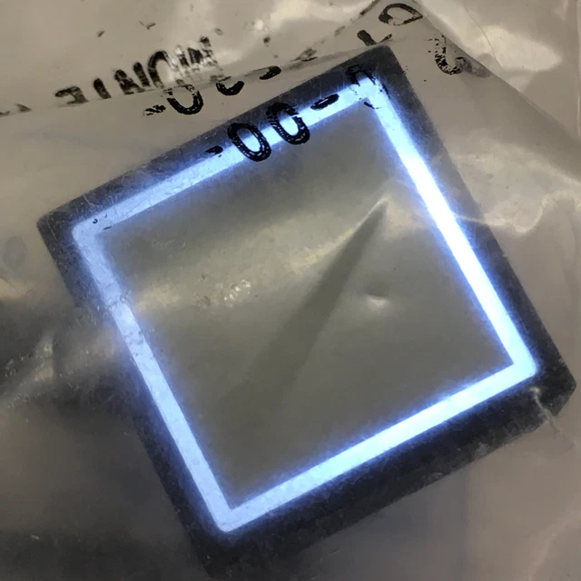 VINTAGE PANEL MOUNT Indicator Legend Label Led Lens 107-1530-291 Nos ...