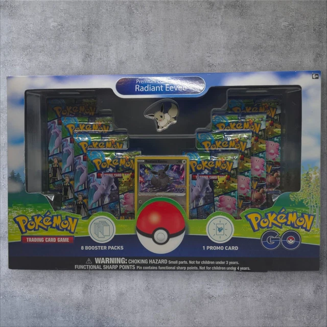 POKEMON GO RADIANT Eevee Premium Collection Box Set Factory sealed $90. ...