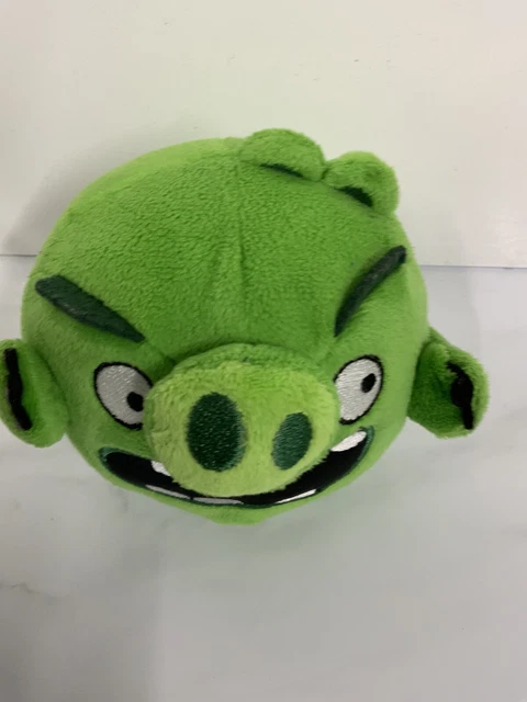 ANGRY BIRDS GREEN Pig Plush Toy 4.5” x 5.5” 2016 Spin Master £3.75 ...